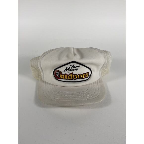 Tom Mann | Accessories | Vintage Trucker Hat Tom Mann Outdoors Bass ...